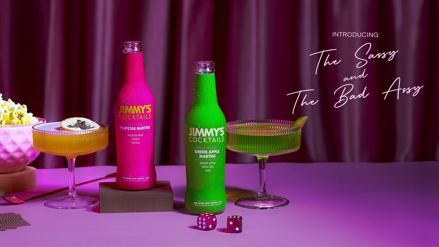 Premium Low Calorie Cocktail Mixers – Jimmy's Cocktails